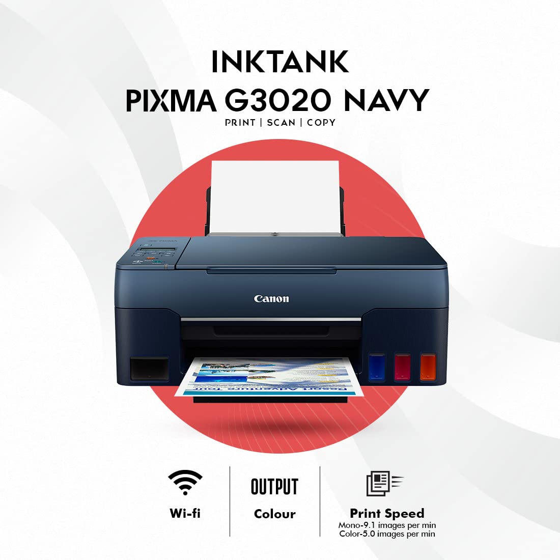 Canon G3020 Ink Tank All-In-One Printer – NewUnbox