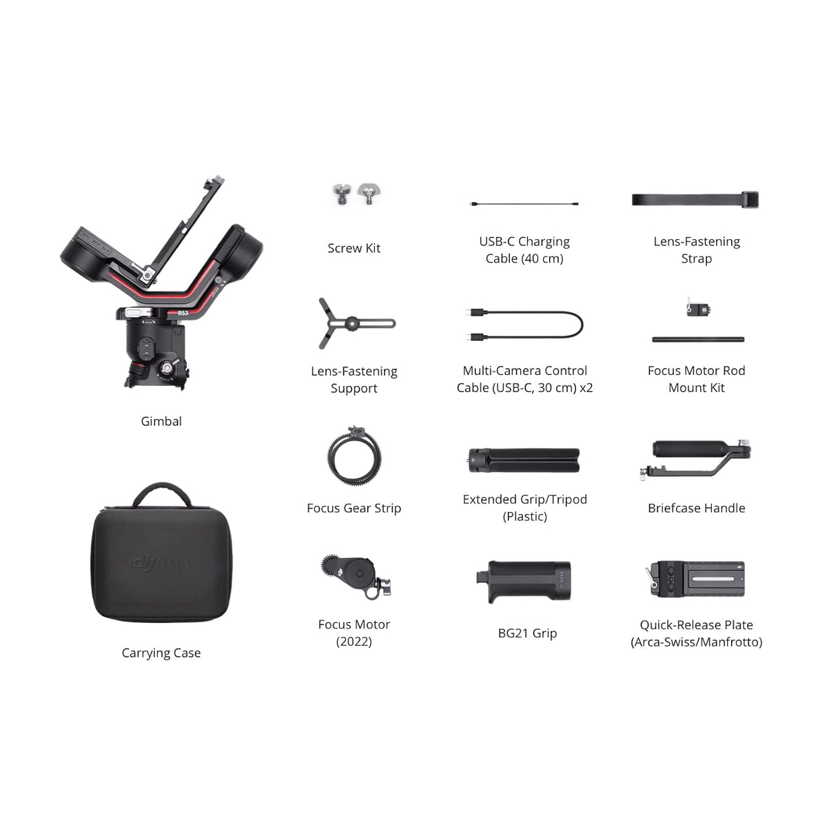 DJI RS3 Combo - 3-Axis Gimbal Stabilizer for DSLR and Mirrorless Camer ...